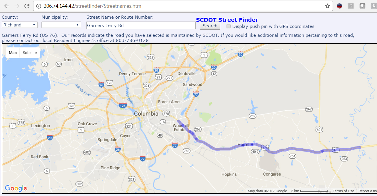 A useful SCDOT website for South Carolina dirt lawyers – Let's Talk Dirt