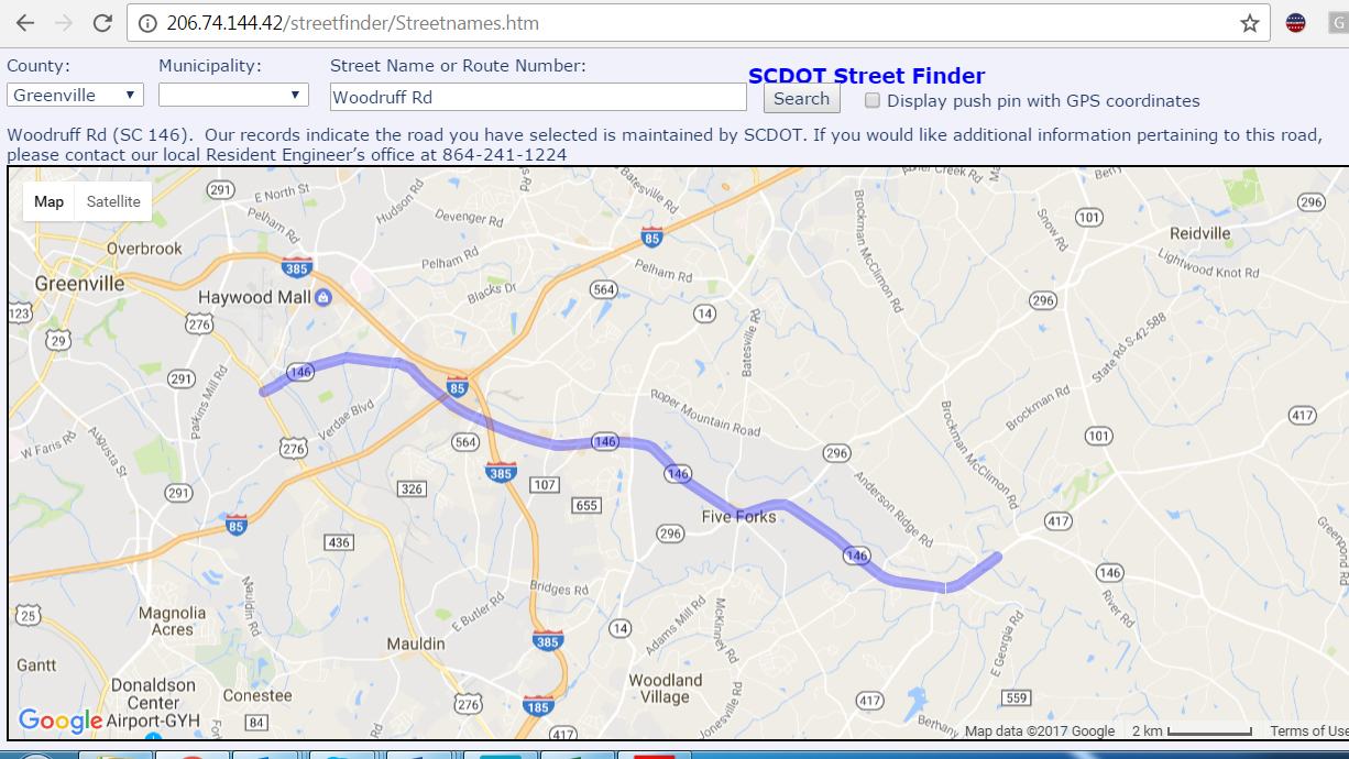 A useful SCDOT website for South Carolina dirt lawyers – Let's Talk Dirt